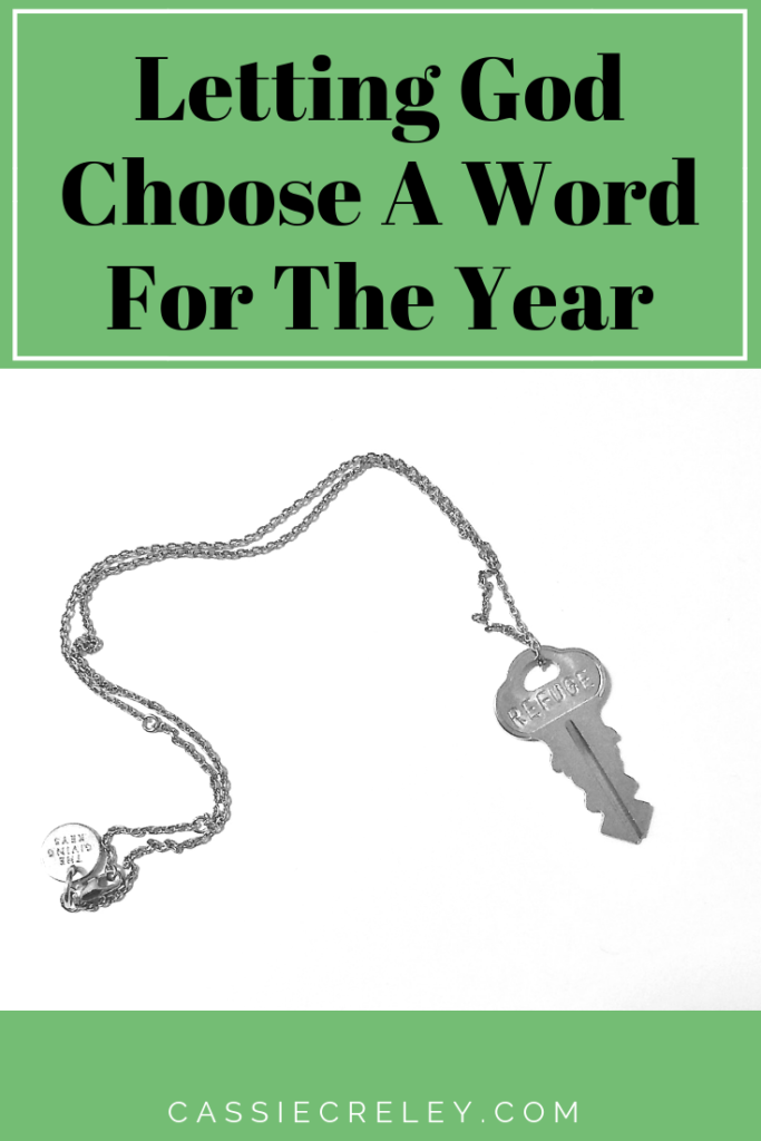 Letting God Choose A Word For The Year - Starlight Through The Storm ...
