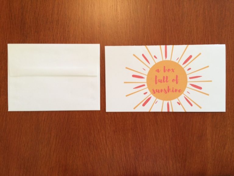 Send A Box of Sunshine + Free Card Printables - Starlight Through The ...