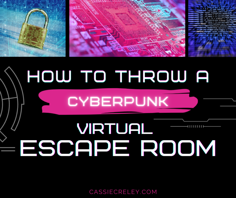 Throw A Cyberpunk Virtual Escape Room + Giveaway!